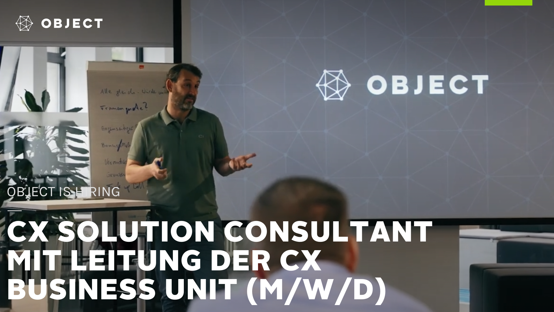 Willkommen im Team - OBJECT